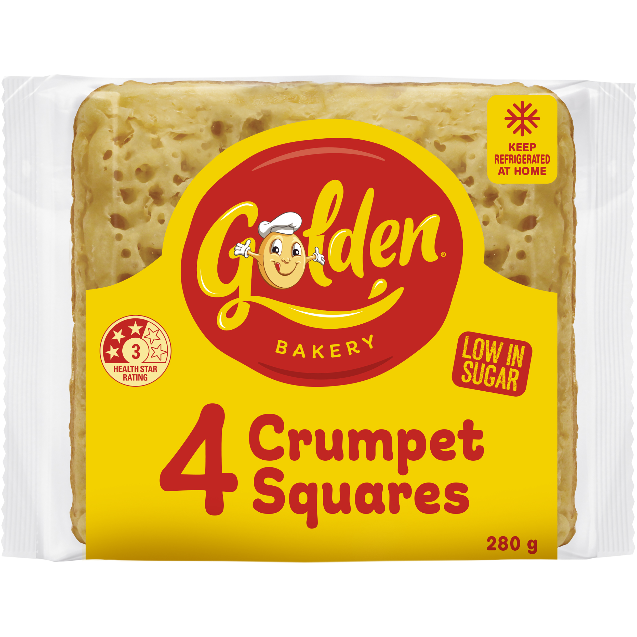 Crumpet Squares - Home - Golden